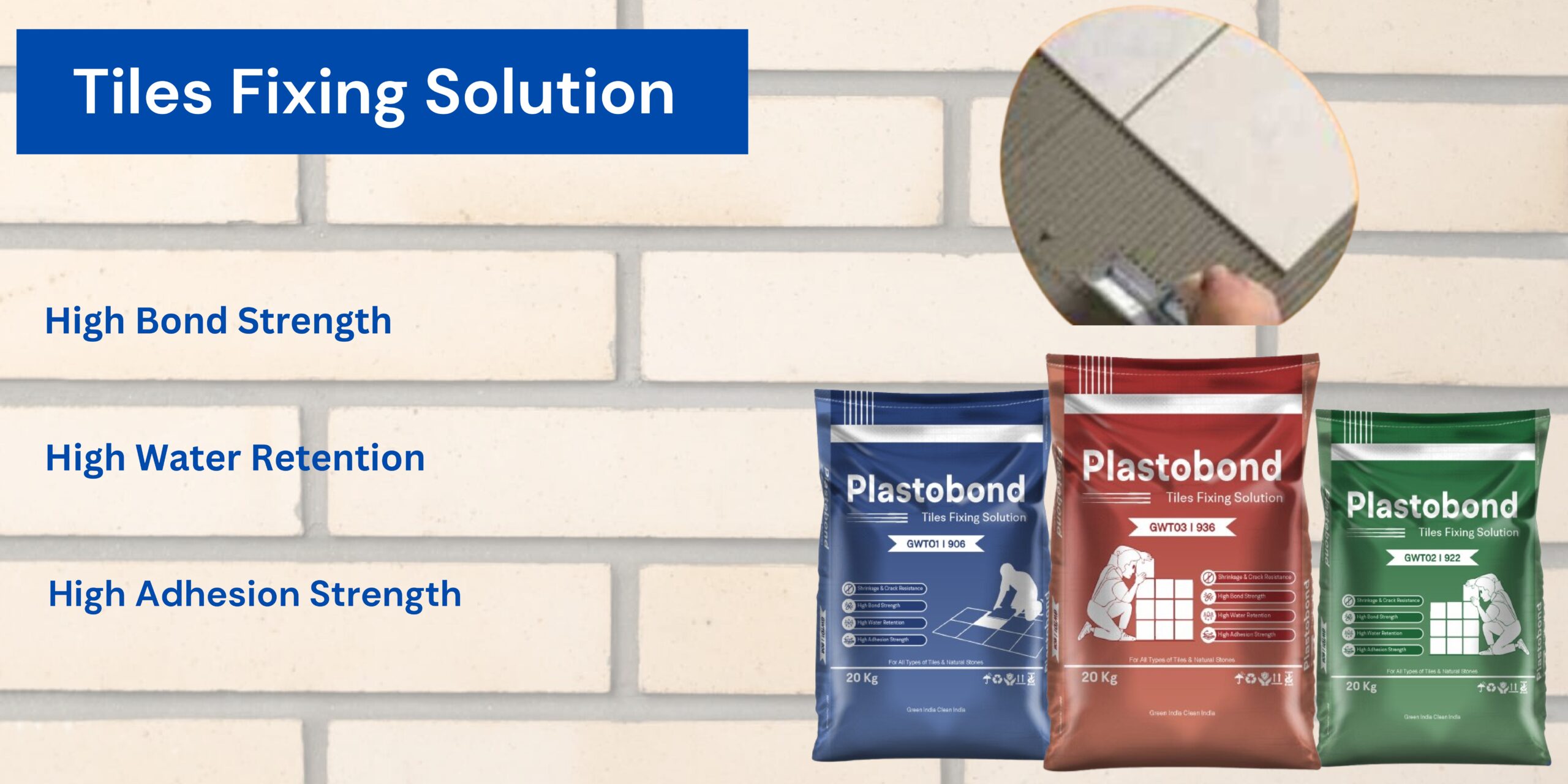 Tiles Fixing Solution – Plastobond